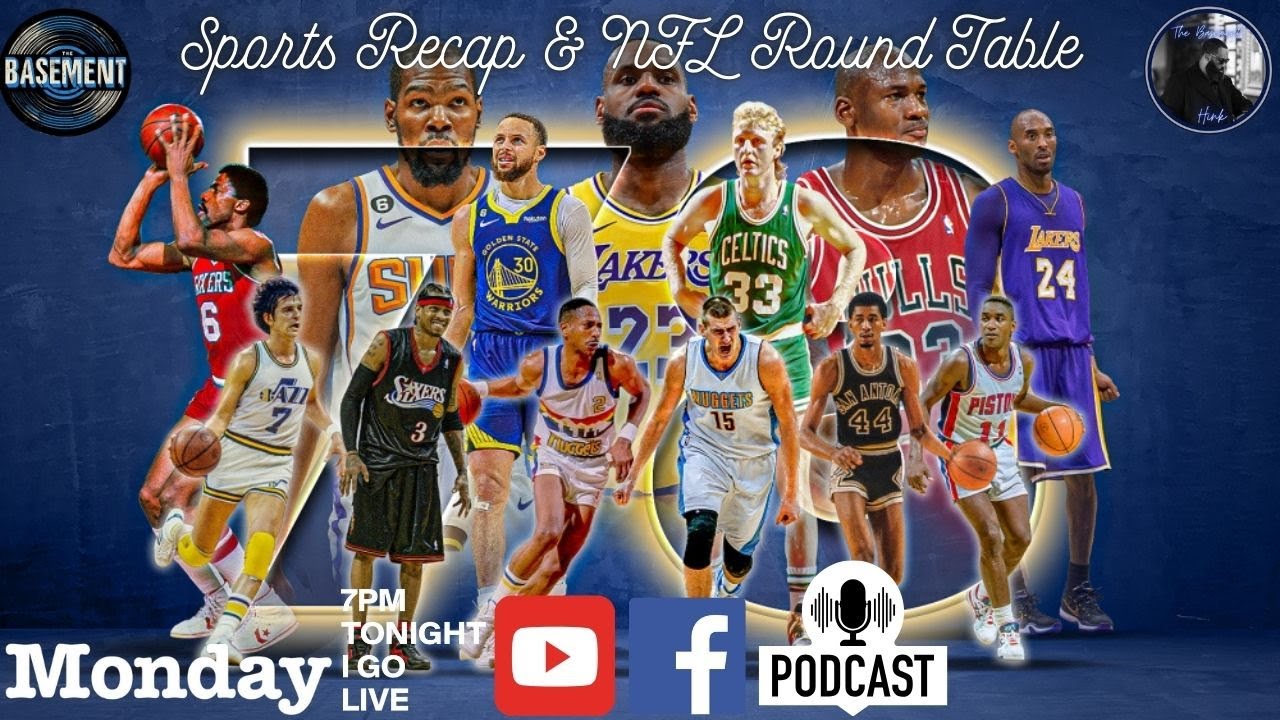 Sports Recap and NFL Round Table in "The Basement" - YouTube