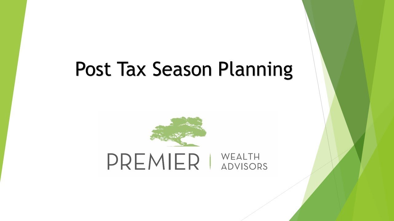 Post Tax Season Planning - YouTube