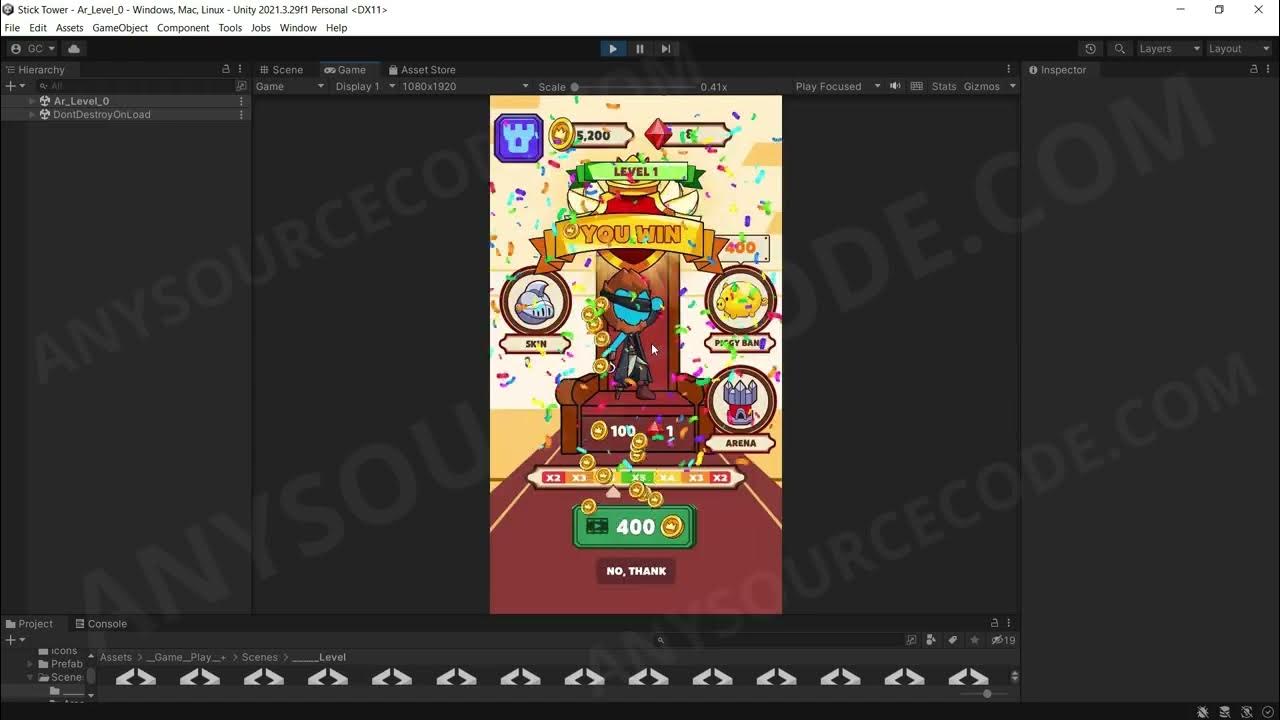 Stick Hero Tower: Mighty Party Unity Game Source Code #unity #unity3d #unitydev #unitydeveloper ...