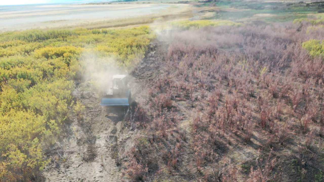 "Dixie" Fire Dozer Line 40 days later - YouTube