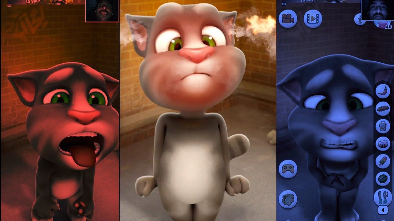 my talking tom | funny video | my tom 2 | tom viral video | tom eating ...