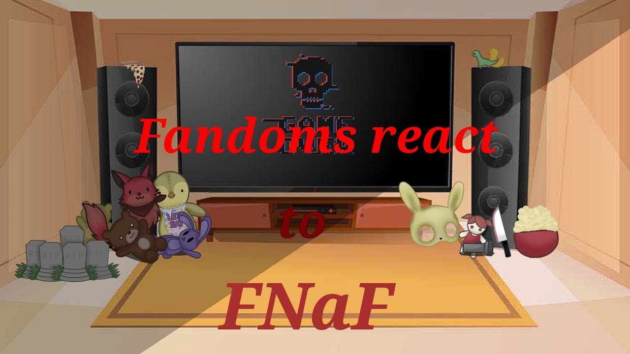 Fandoms react to each other {Part 1/6} Fnaf - YouTube
