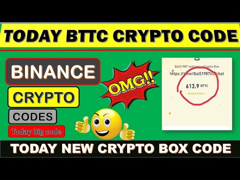 Today crypto box codes | New crypto box codes | Binance Crypto Box Code Free | New BTTC crypto ...