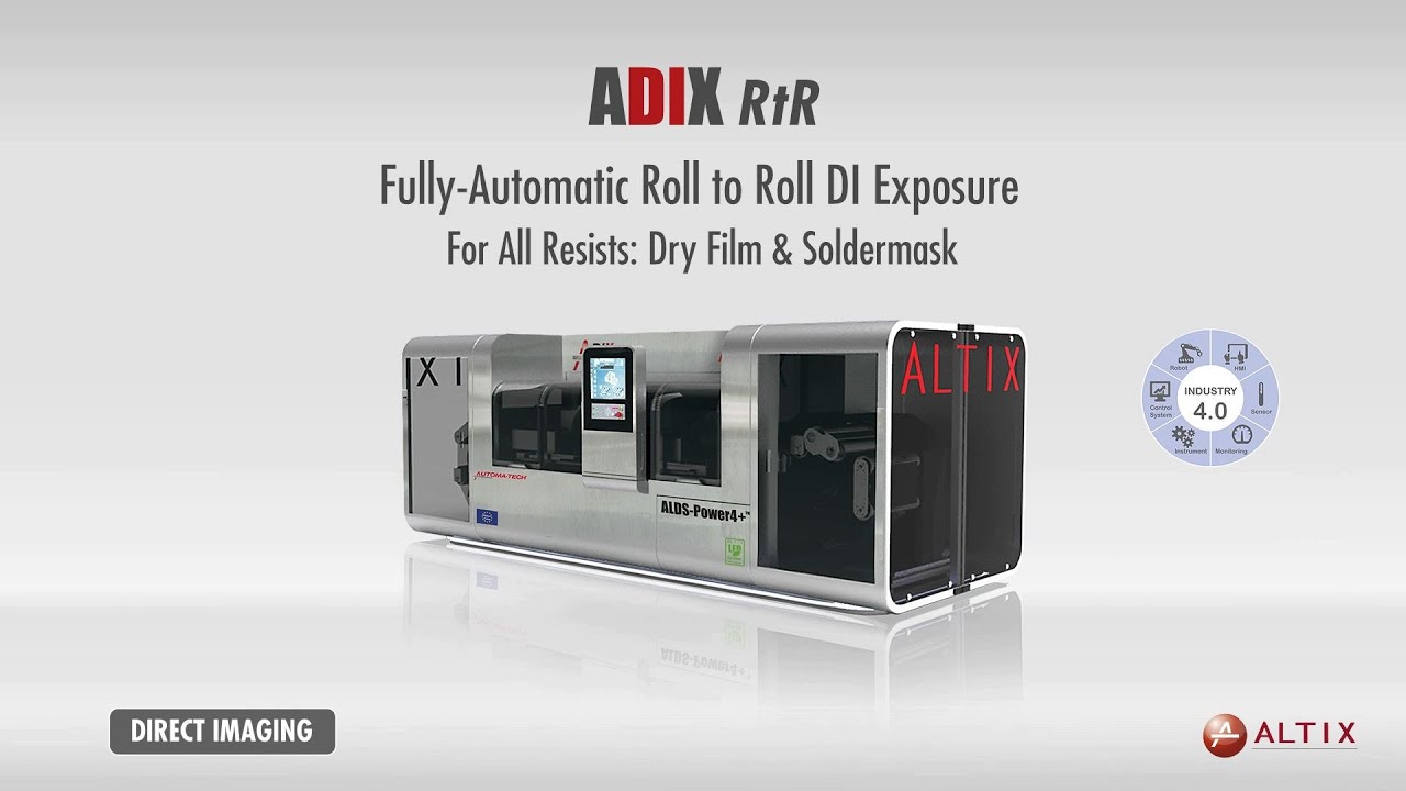 Altix: Adix RtR | Direct Imaging Roll to Roll UV Exposure - YouTube