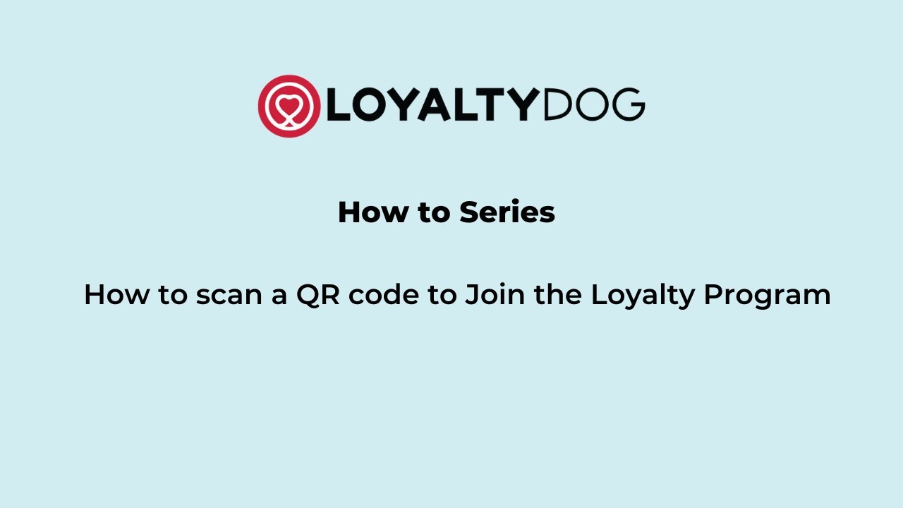 How to scan a QR code to Join the Loyalty Program - YouTube