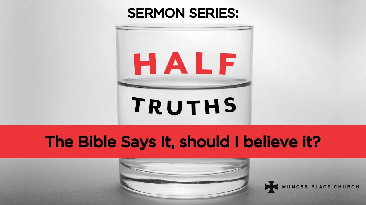The Bible Says It, should I believe it? - YouTube