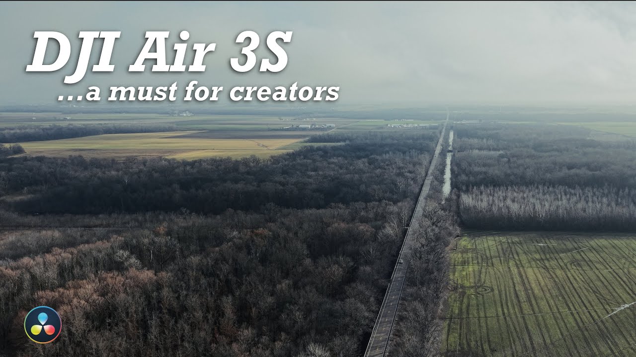 DJI Air 3s - Film look in DaVinci Resolve - YouTube