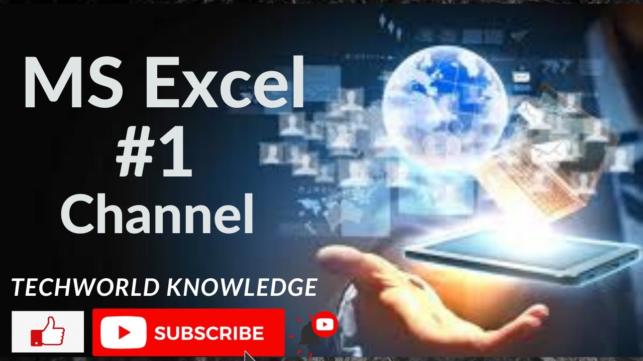 Introduction To Ms Excel Lecture 1 How To Create Table And Insert Data In Excel Work Sheet