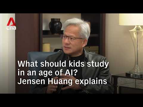 Nvidia CEO Jensen Huang on what kids should be studying in the age of AI