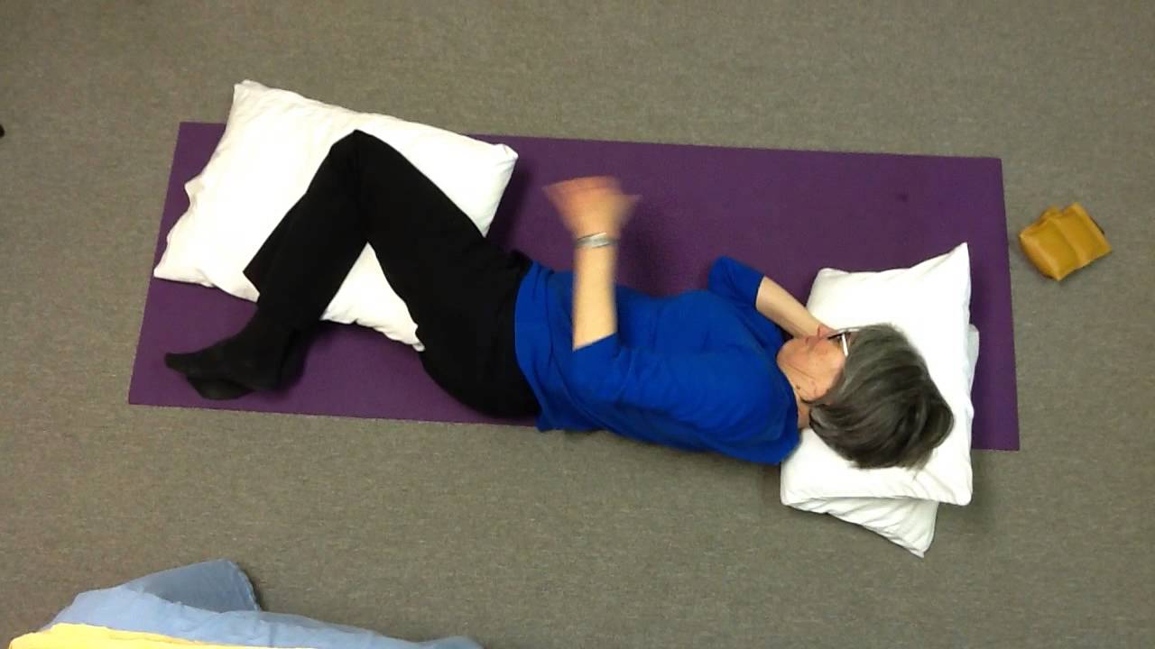 Diaphragmatic Breathing In Side Lying Youtube