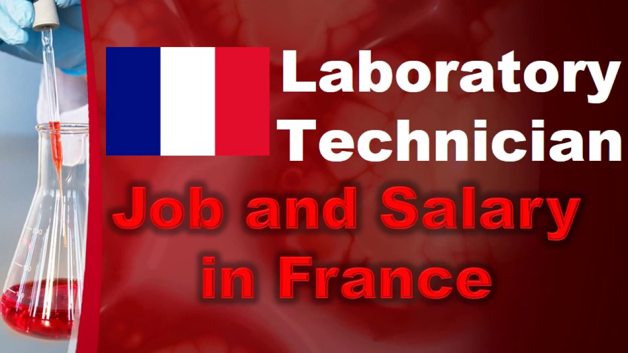 Laboratory Technician Job and Salary in France - Jobs and Wages in ...