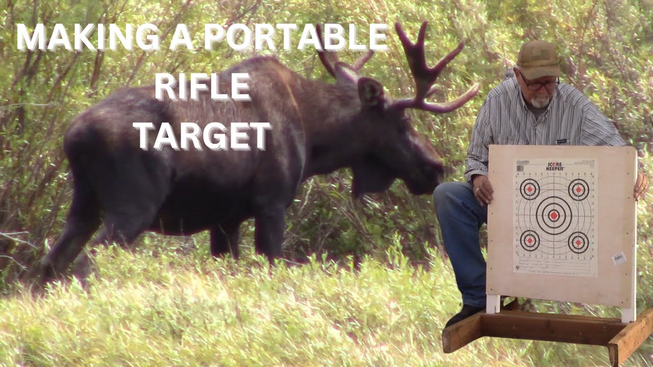 HOW TO MAKE A CHEAP SMALL CALIBER PORTABLE SHOOTING TARGET. - YouTube