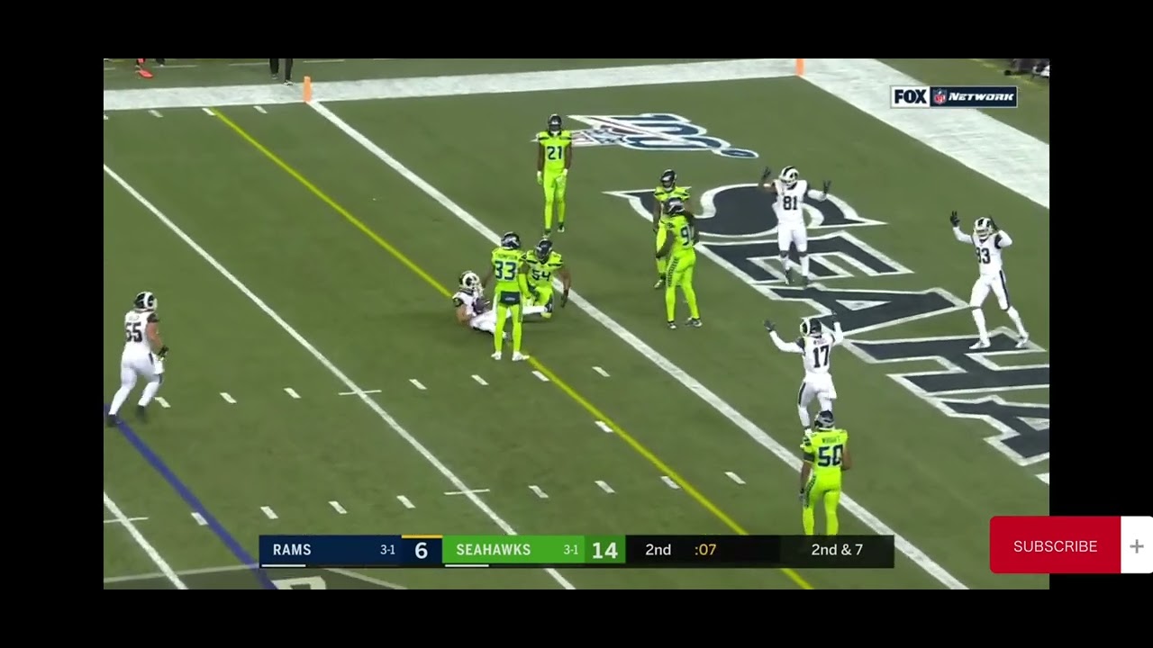 Jared Goff finds Cooper Kupp for a very impressive touchdown!!! Nice ...