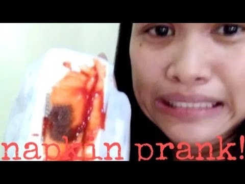 NAPKIN PRANK TO MY HUSBAND|Jonalyn Panopio - YouTube