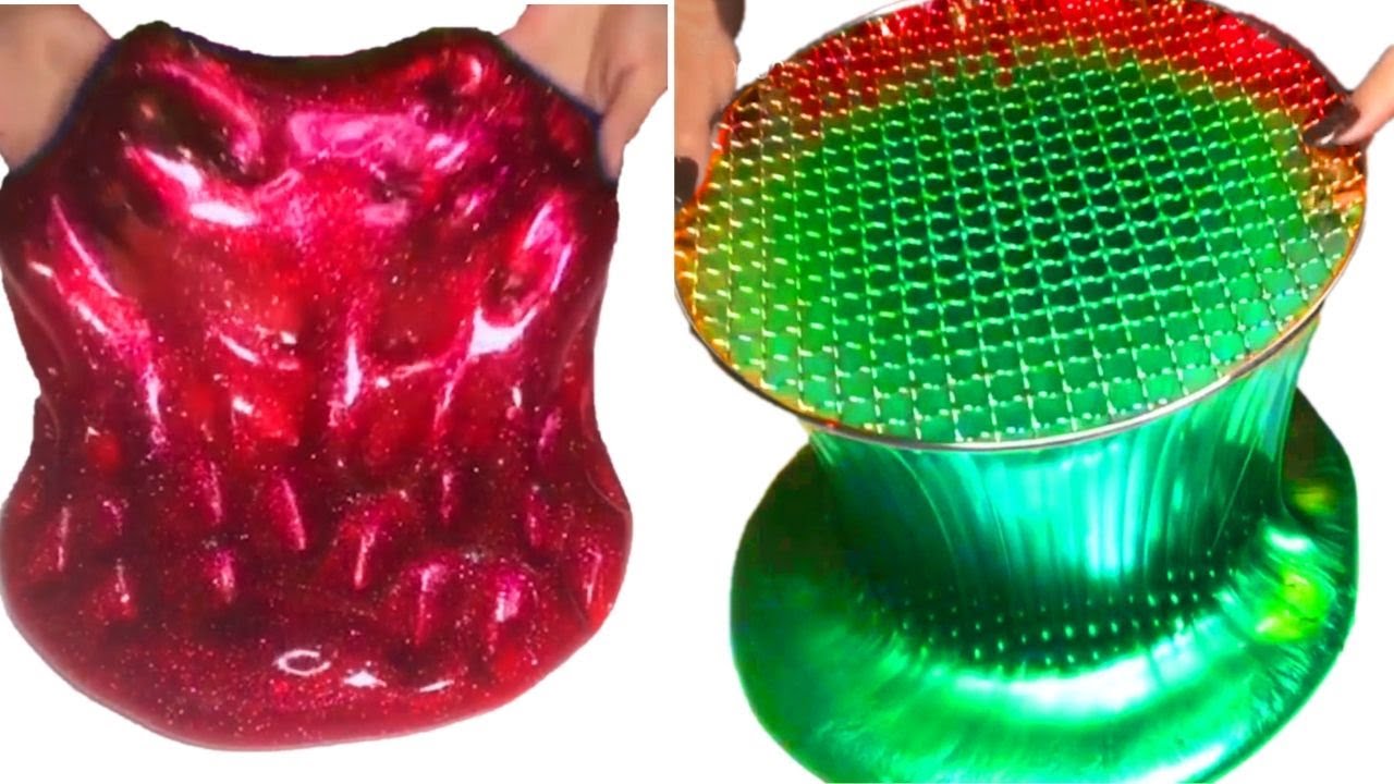 Relaxing ASMR Slime ( No Talking ) || Totally Satisfying || #22 - YouTube