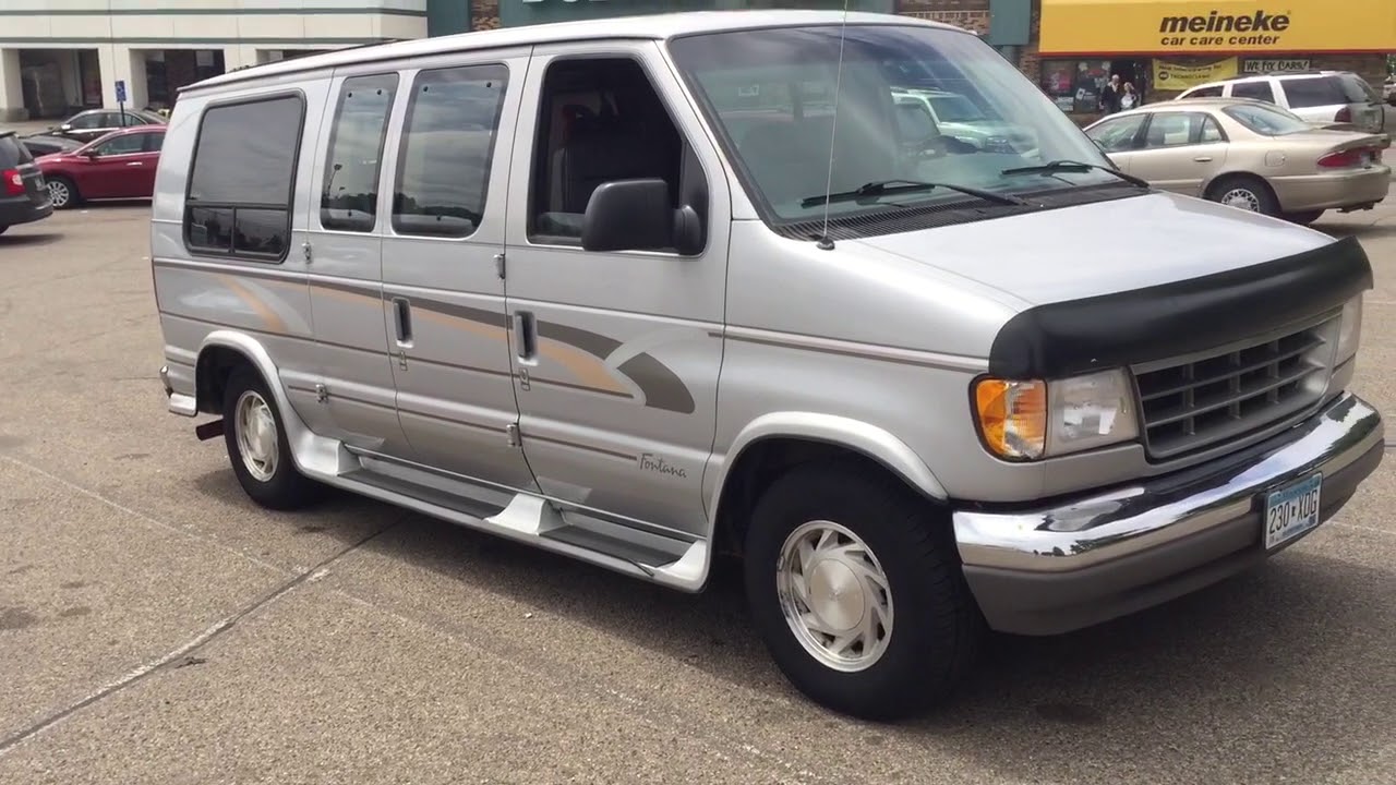 MN 1996 Ford Econoline Conversion Van - YouTube