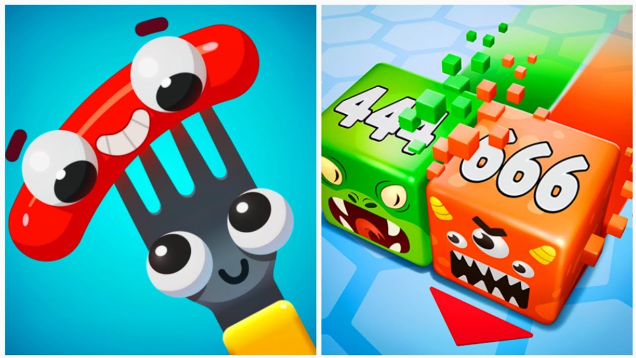 Cube Zone io vs Fork Nsausage - Gameplay Walkthrough (Freepya, Math ...