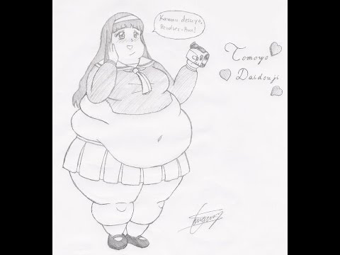 Tomoyo Daidouji's Weight Gain Before and After Gain-Over Version