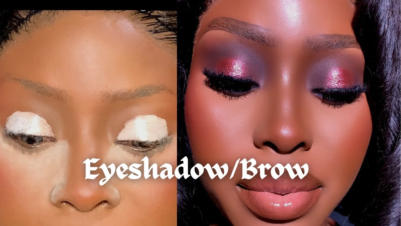 EYESHADOW/BROW TUTORIAL/CARAMEL SKIN #eyeshadowtutorial #makeuptutorial ...