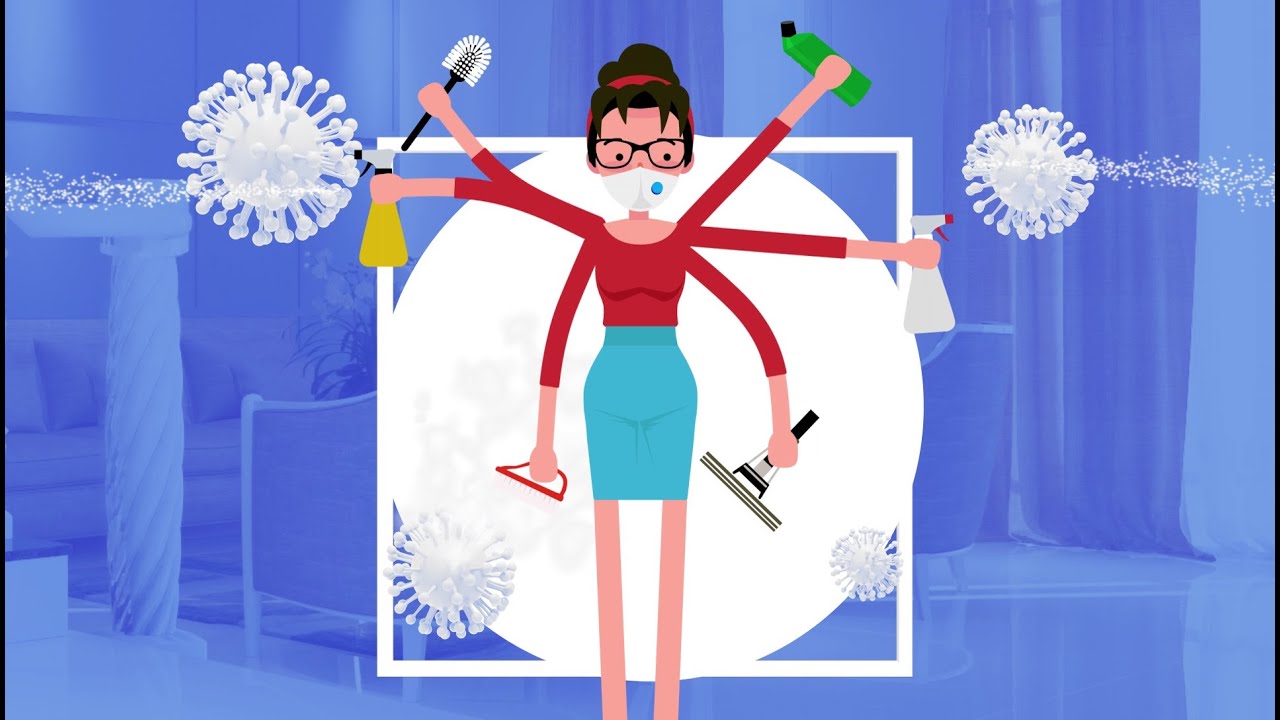 Cleaning Service 2D Animated Explainer Promo Video - YouTube