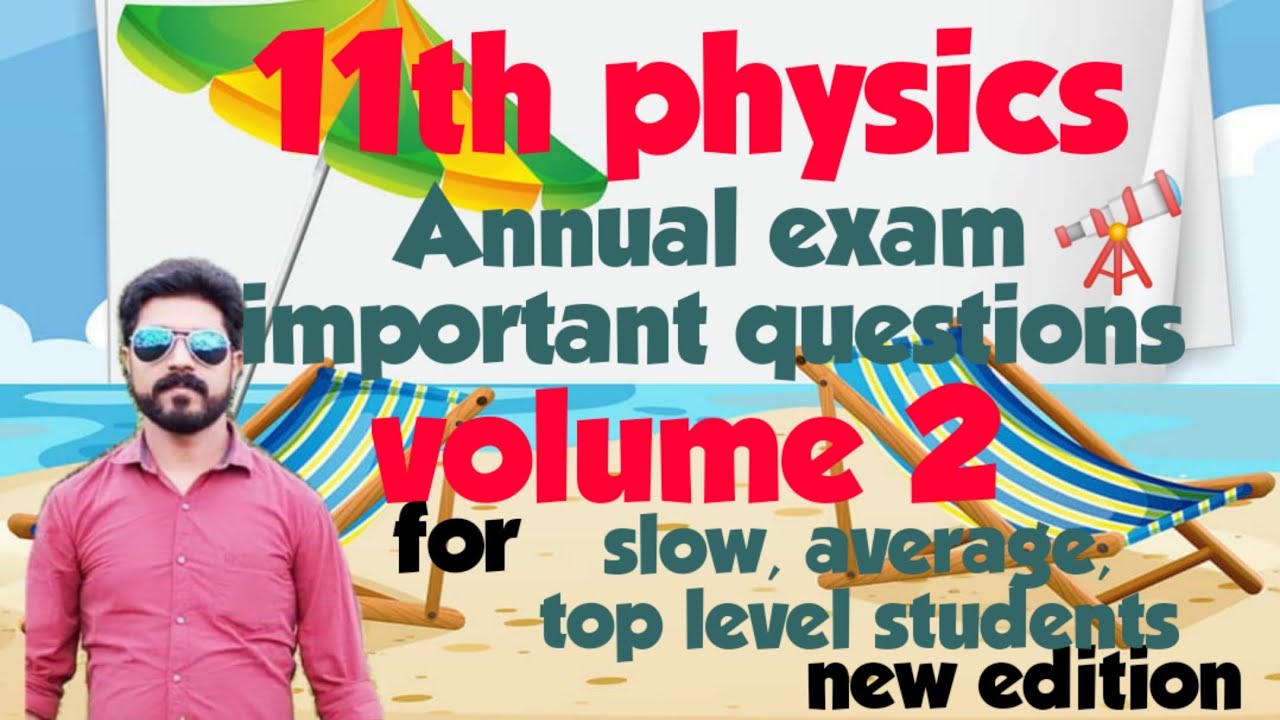 Volume 2 Important Questions STD 11 PHYSICS Top Average Slow volume-2-important-questions-std-11-physics-top-average-slow