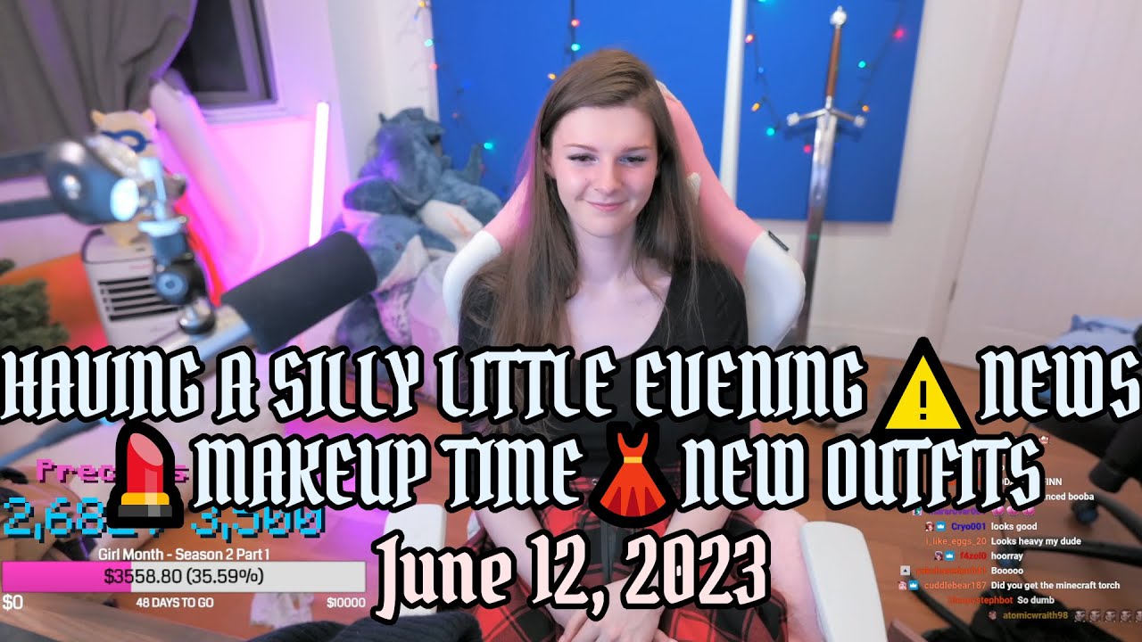 F1NN5TER 2023-06-12 Stream: HAVING A SILLY LITTLE EVENING⚠️NEWS💄MAKEUP ...
