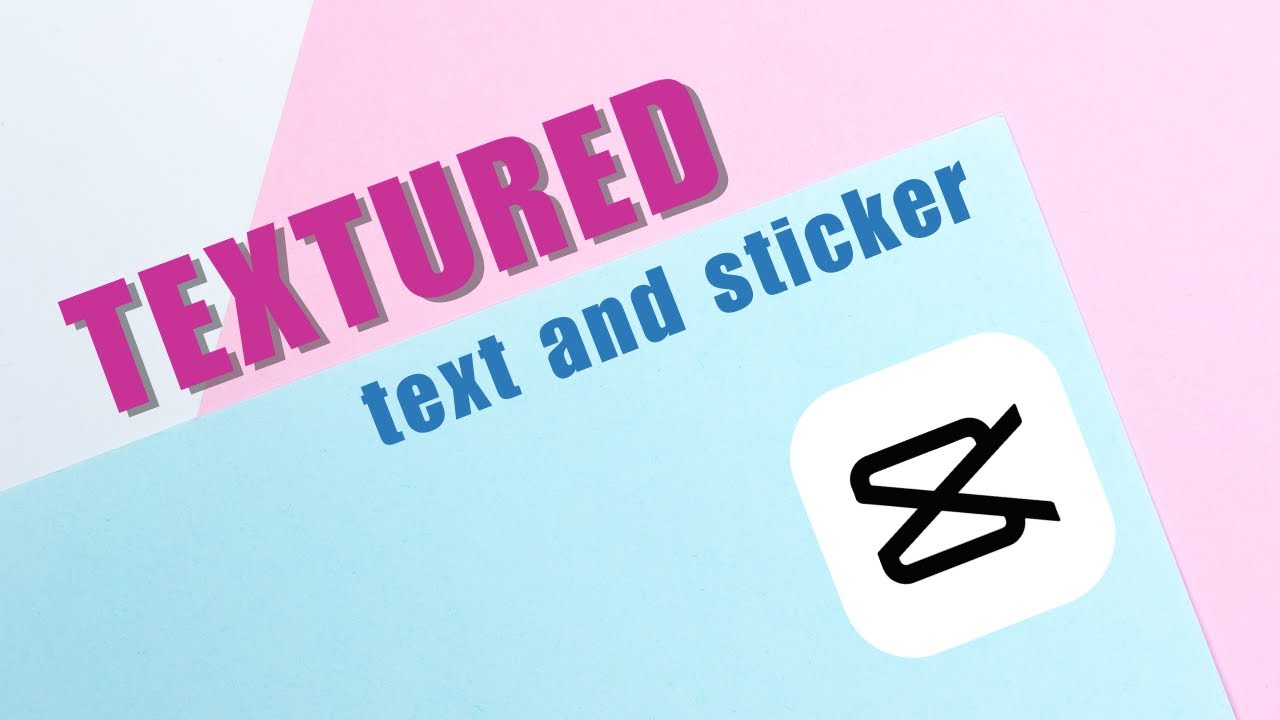 How You Can Create This Textured Text And Sticker Effect For Your Video ...