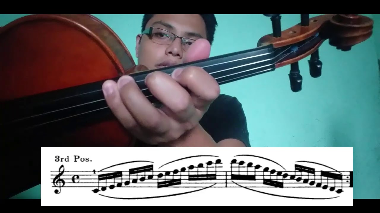 Clases de violín - Escala de Do en 3ra posición - YouTube
