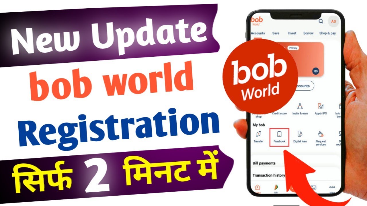 bob world registration 2024 | how to login bob world without debit card ...