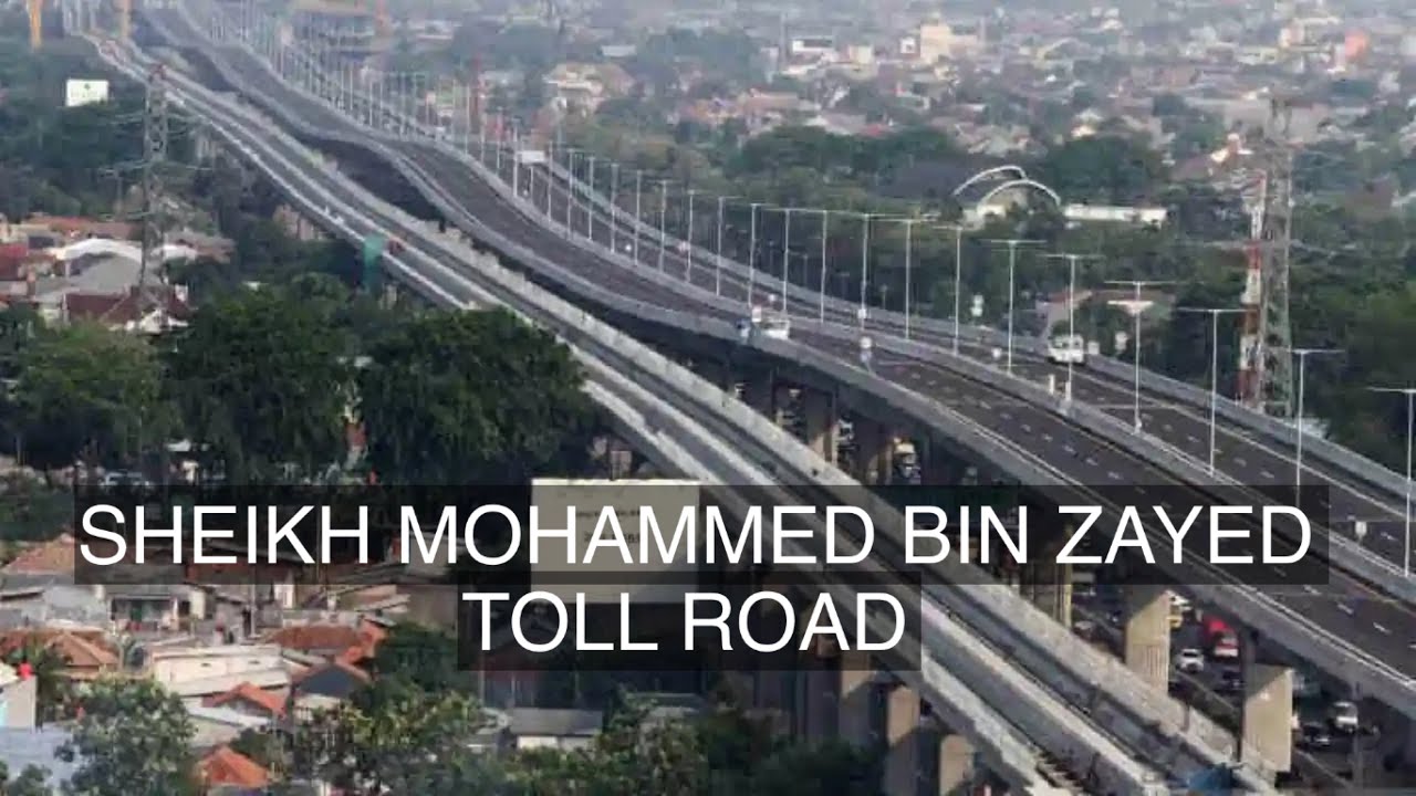 SHEIKH MOHAMMED BIN ZAYED INDONESIAN TOLL ROAD [ MBZ SKYWAY ] ~ Driving ...