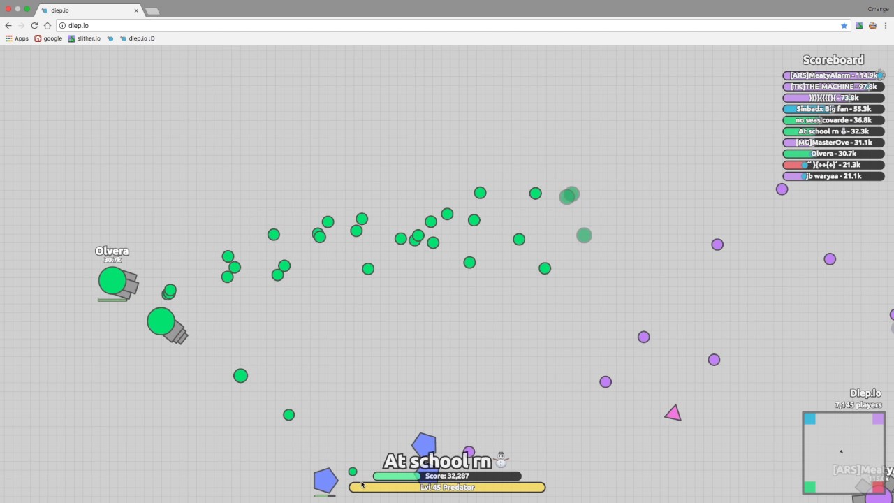 Diep.io #7 Testing Predator! - YouTube