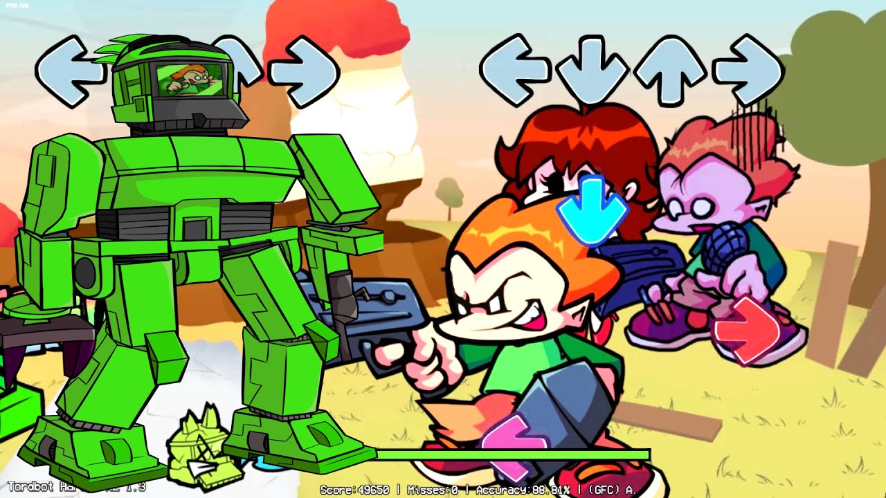 FNF PICO REMASTERED VS Pico Giant Robot (Picobot over Eddsworld Tordbot ...