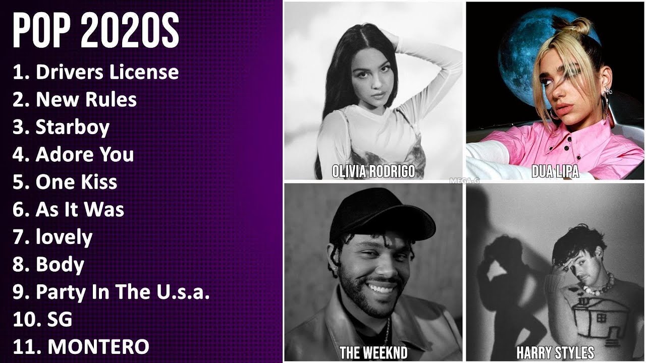 POP 2020s Mix - Olivia Rodrigo, Dua Lipa, The Weeknd, Harry Styles ...
