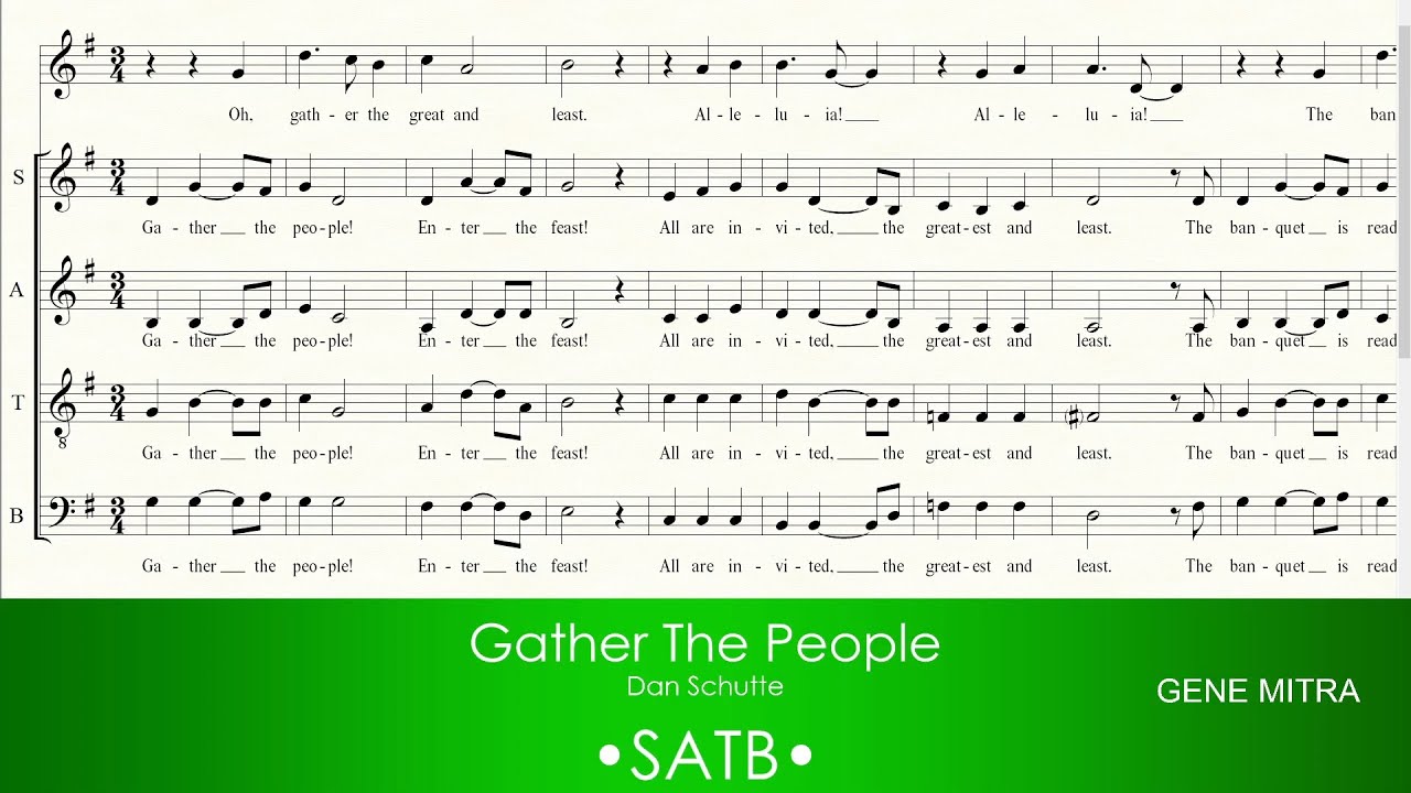 Gather The People • SATB - YouTube