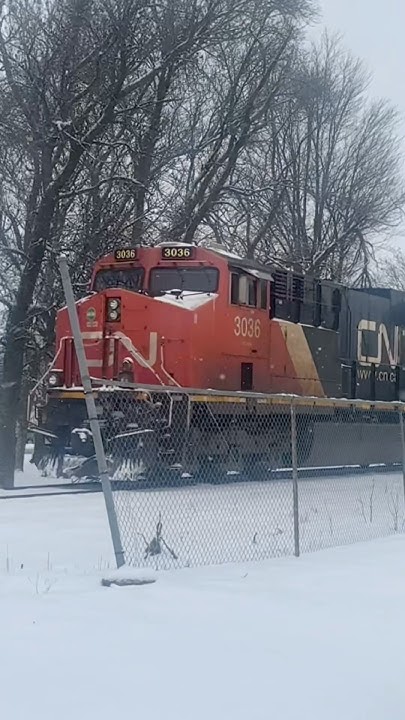 CN 3036 X347 at Tony, WI - YouTube