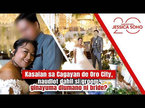 Kasalan, naudlot dahil si groom, ginayuma diumano ni bride? | Kapuso Mo, Jessica Soho