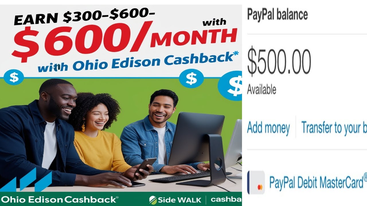 Earn $300-$600/Month with Ohio Edison Cashback + More Companies - YouTube
