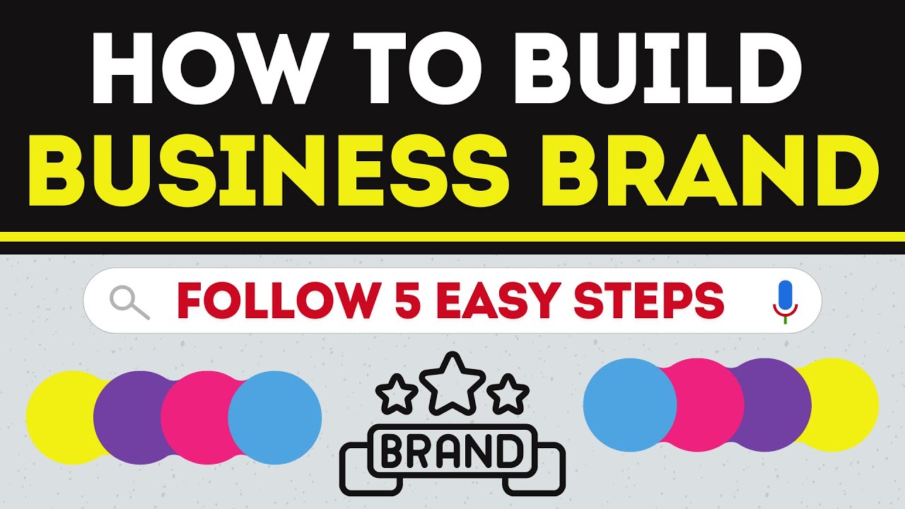 How to Build Business Brand with 5 Easy Steps - YouTube