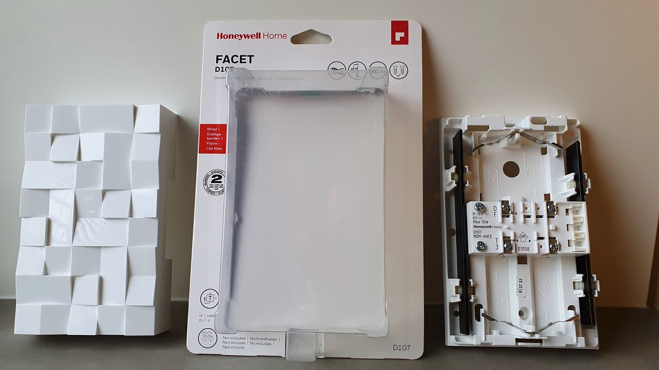 Honeywell Doorbell Facet D107 (Unboxing) - YouTube