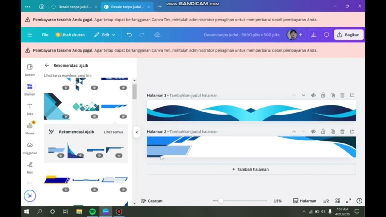 Tutorial Membuat Header & Footer Menggunakan Canva - YouTube