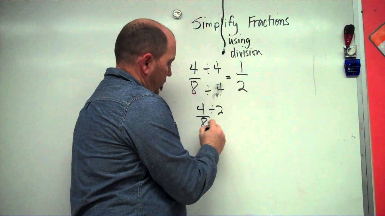 Simplifying Fractions-Greatest Common Multiple - YouTube