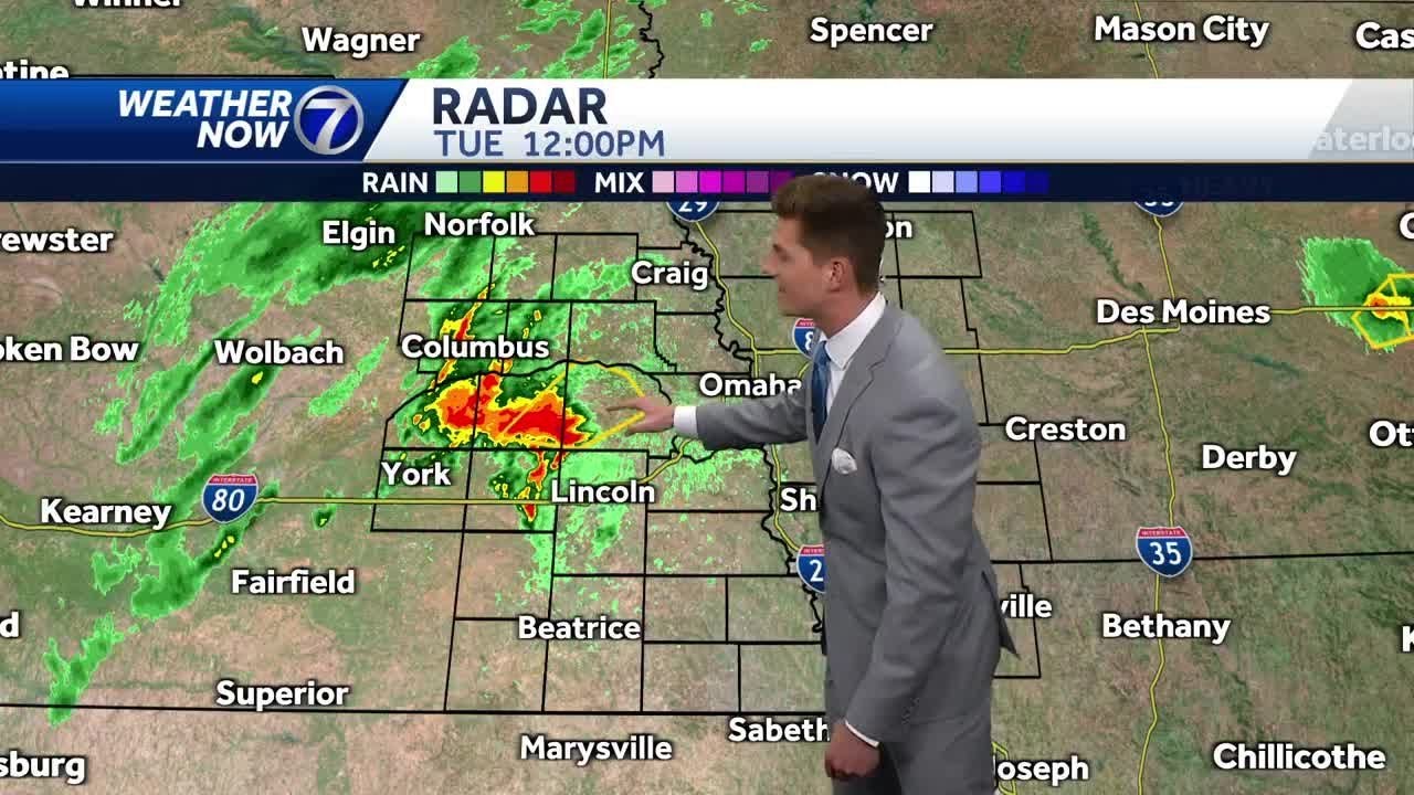 Meteorologist Luke Vickery updates severe weather chances in the Omaha ...