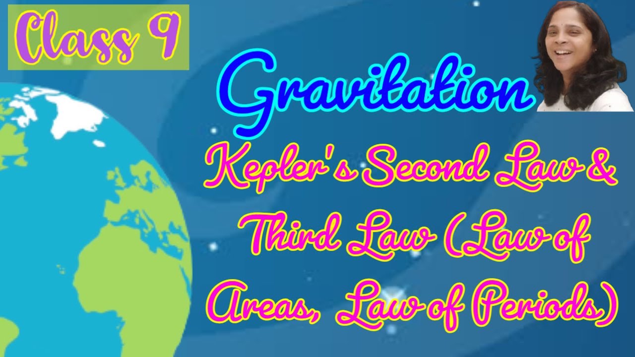 Kepler's Second Law & Third Law (Law of Areas, Law of Periods)- Gravitation| L4 | Class 9 ...