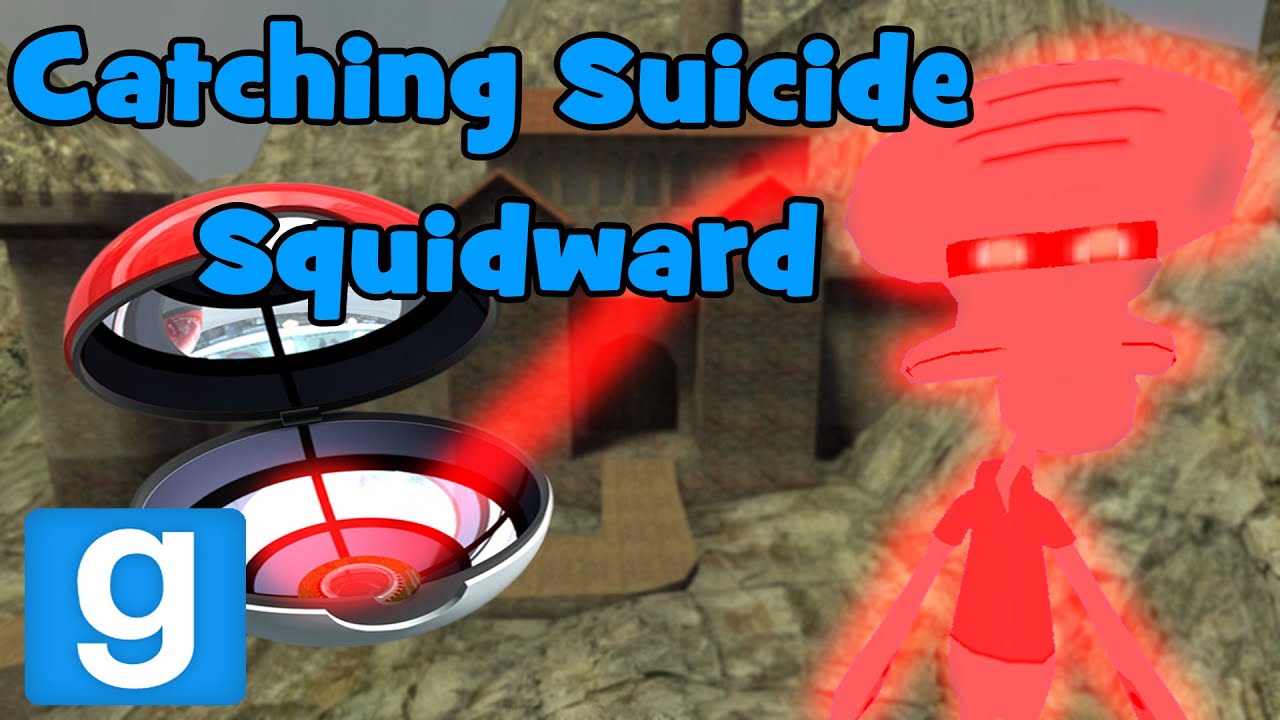 Garry's Mod | Catching Suicide Squidward | Gmod Sandbox - YouTube