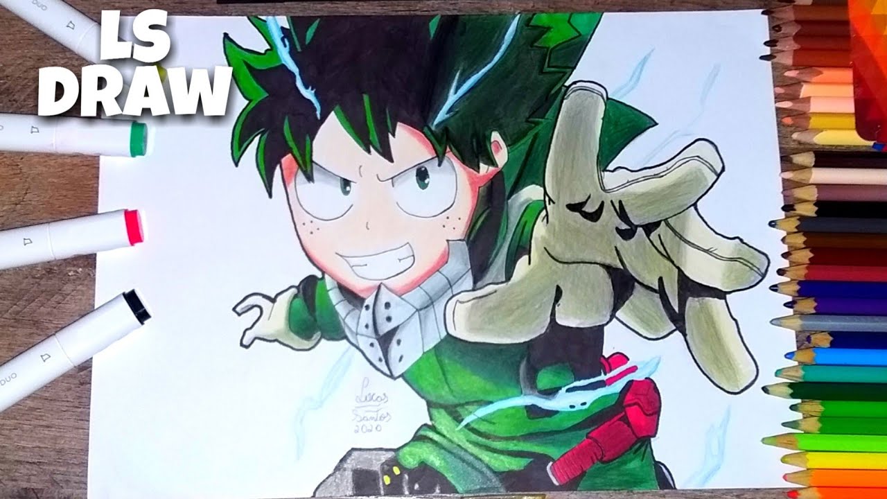 Speed art Midoriya Izuku (deku) /Boku no hero academia/my hero academy ...