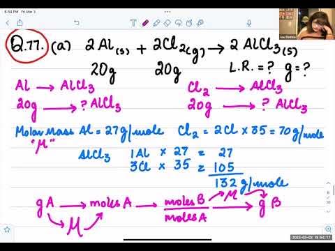 How to solve Ch 7 HW - Limiting Reactant and Percentage Yield (GOB ...