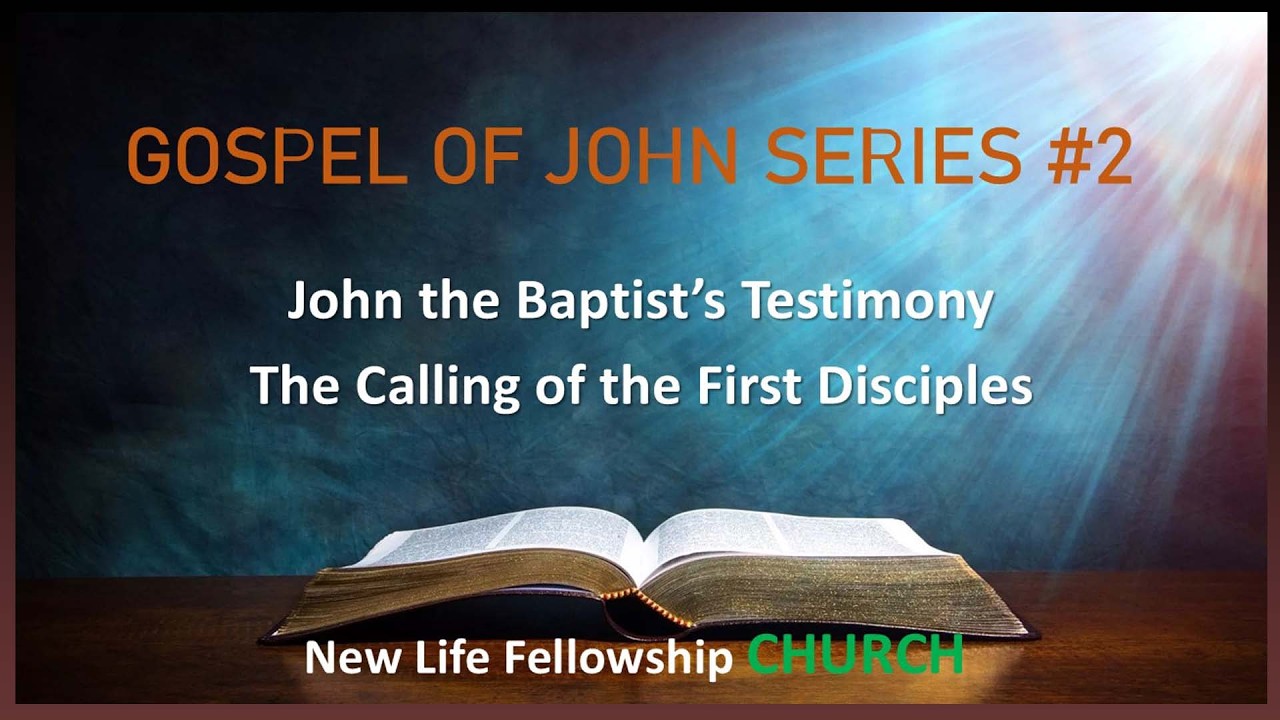 John the Baptist's Testimony Book Of John Series 2 - YouTube