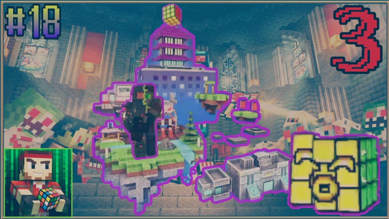 Pixel gun 3d. Walkthrough part 18. {Virtual Worlds; levels 5-6} - YouTube