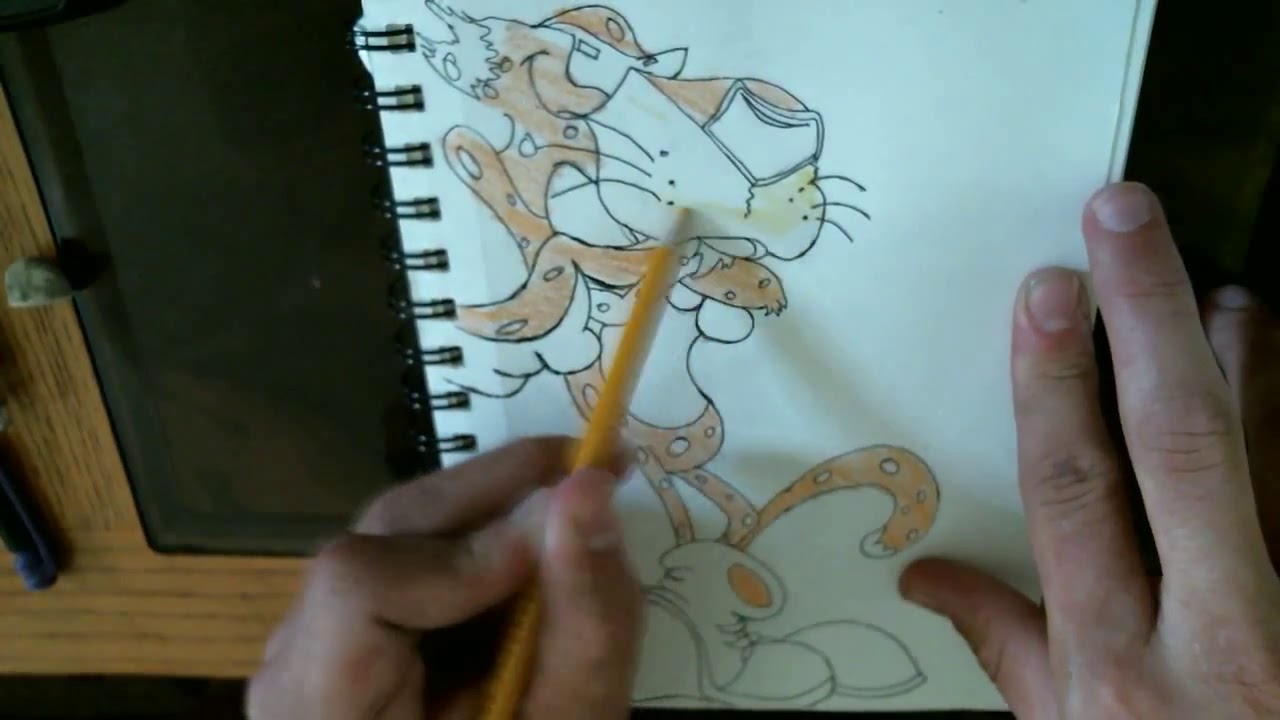 How To Draw Chester Cheetah - YouTube