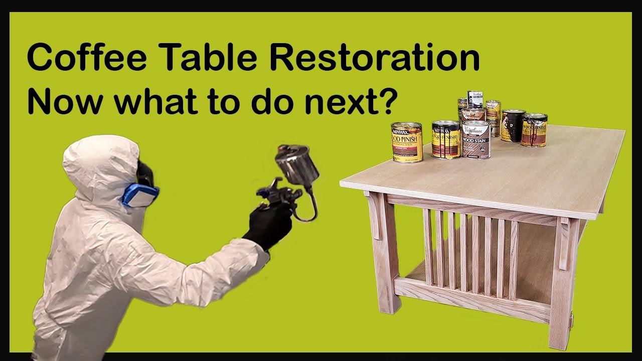 Full Restoration Of Old Coffee Table - YouTube